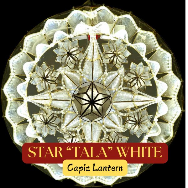 Parol Tala Natural Capiz Lantern - 220v | PH Site